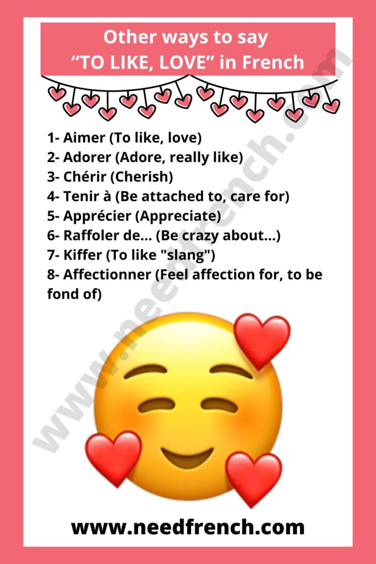 28 French Adjectives To Describe Feelings NeedFrench