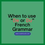 When to use "à, en, au, aux" French Grammar - NeedFrench