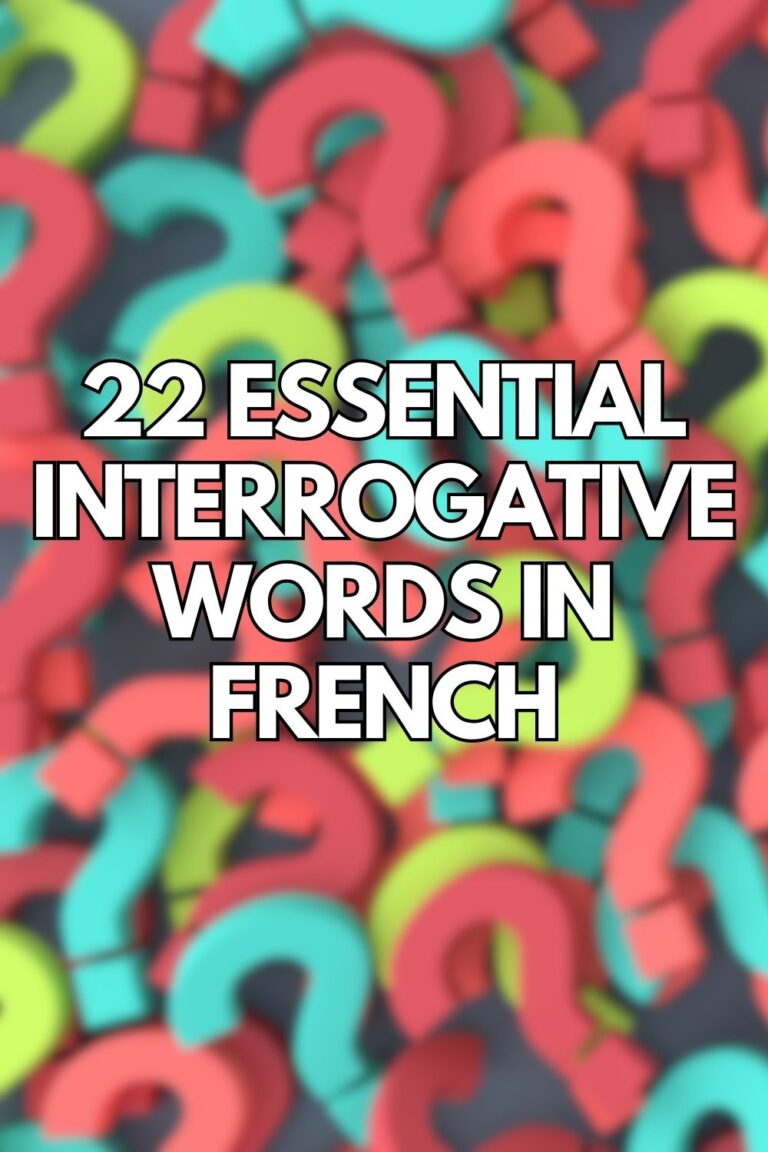 22 Essential Interrogative Words in French - NeedFrench