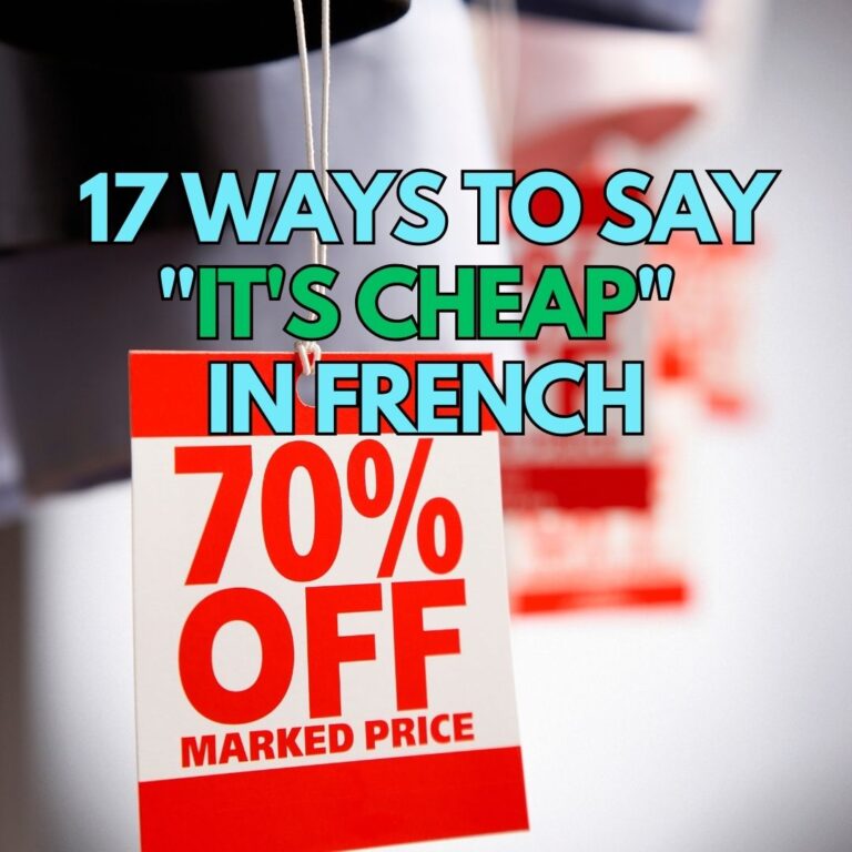 23 Ways to say "It's expensive" in French - NeedFrench